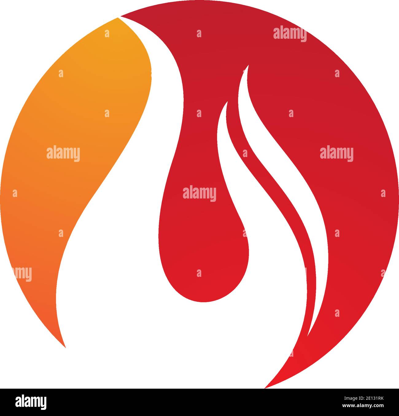 Fire flame Logo Template vector icon Oil, gas and energy logo concept ...