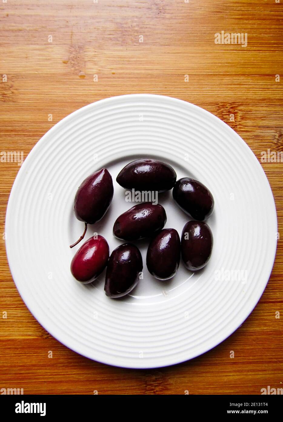 Meze of Black Olives, Crete, Greece Stock Photo - Alamy