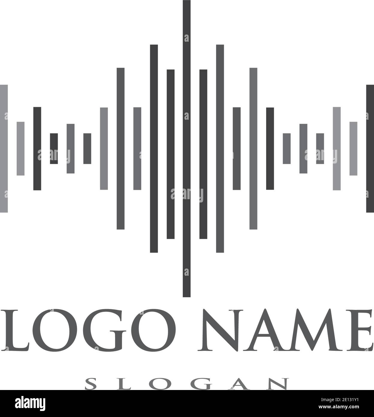 sound wave ilustration logo vector icon template Stock Vector Image ...