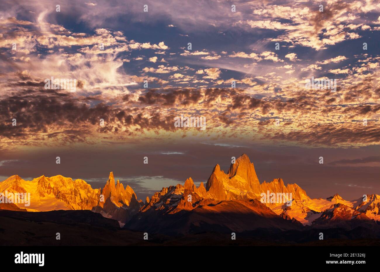 Patagonia landscapes in Southern Argentina. Beautiful natural landscapes Stock Photo - Alamy