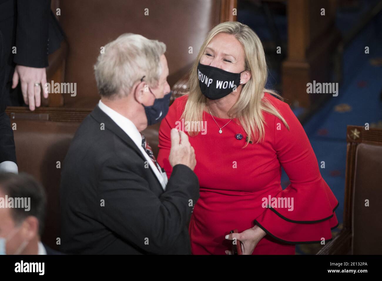 Marjorie taylor greene covid hi-res stock photography and images - Alamy