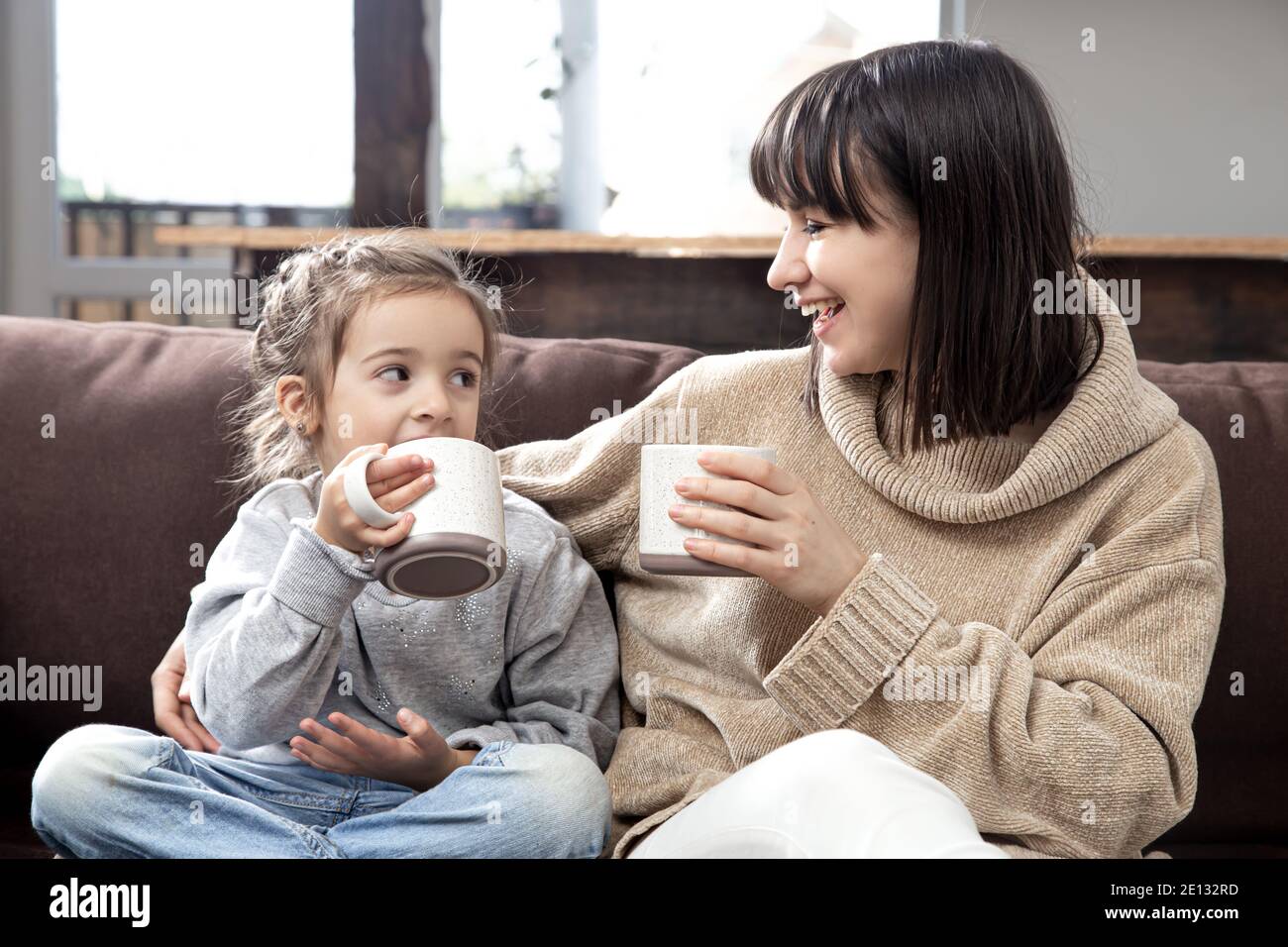 Family values and quality time. The concept of children's friendship ...