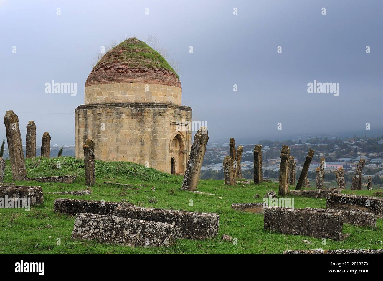 Seven Tombs Cemetery is located on a hill on the edge of the city ...
