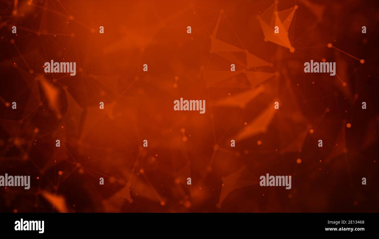 Abstract background Dot and connect line for cyber technology ...