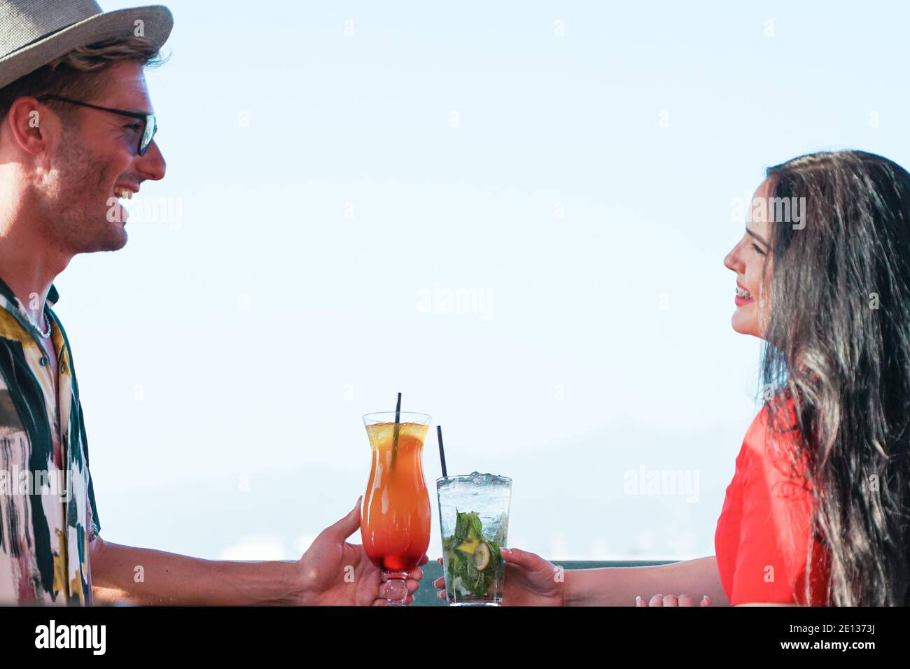 Woman drinking gin hi-res stock photography and images - Alamy