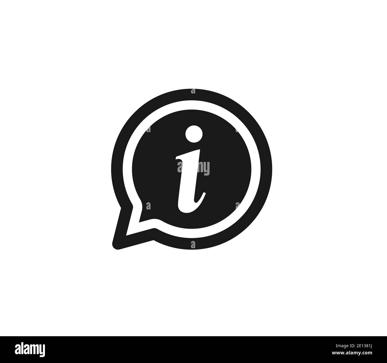 Information Sign Symbol Icon Vector Illustration Stock Photo - Alamy