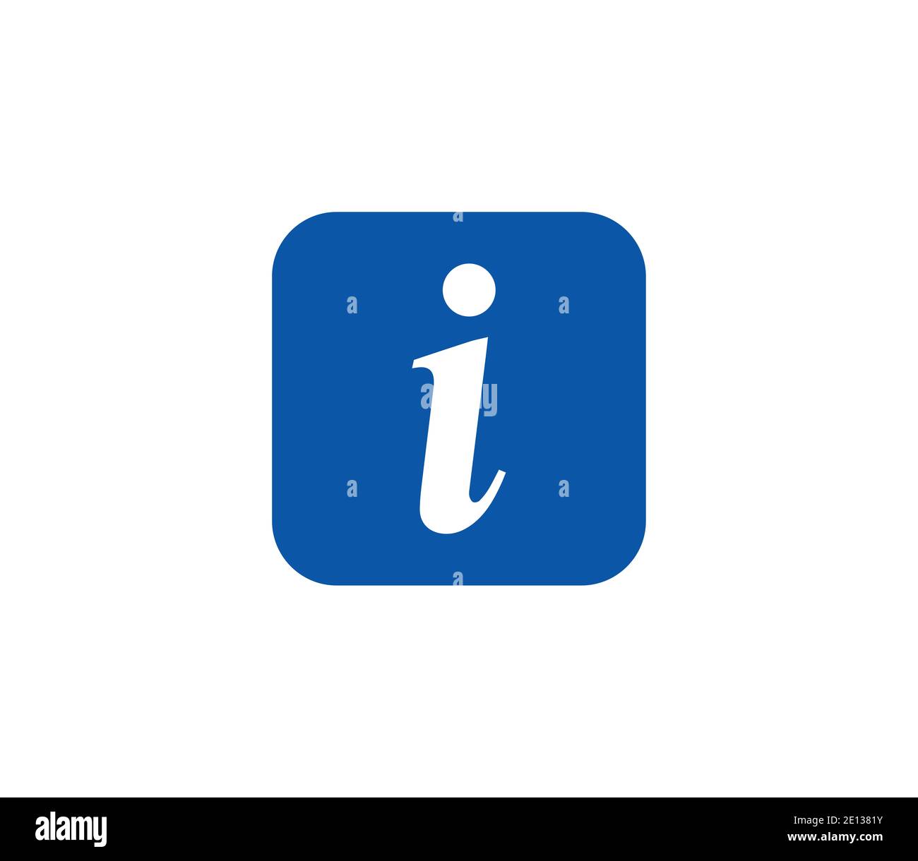 Information Sign Symbol Icon Vector Illustration Stock Photo - Alamy