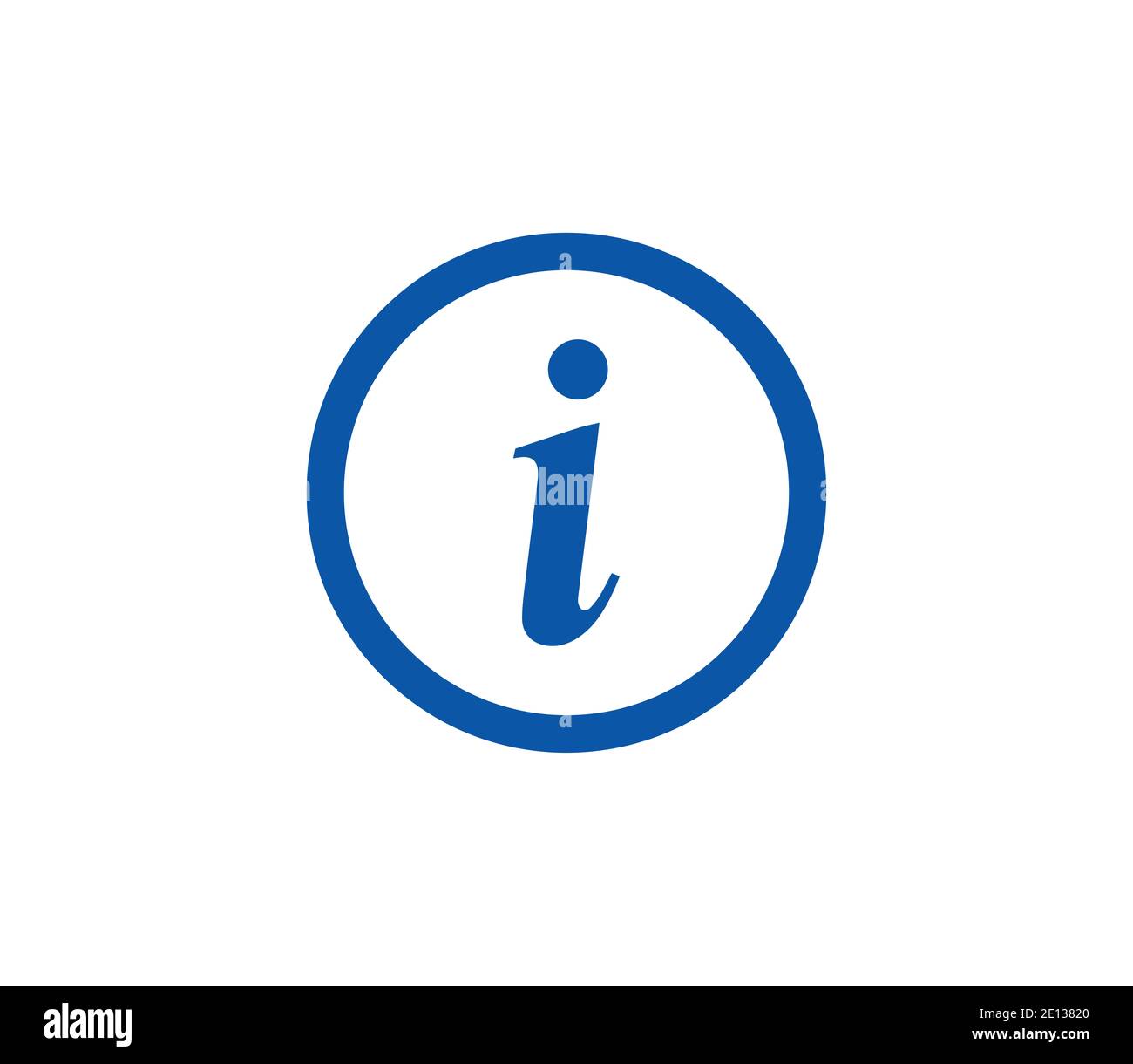 Information Sign Symbol Icon Vector Illustration Stock Photo - Alamy