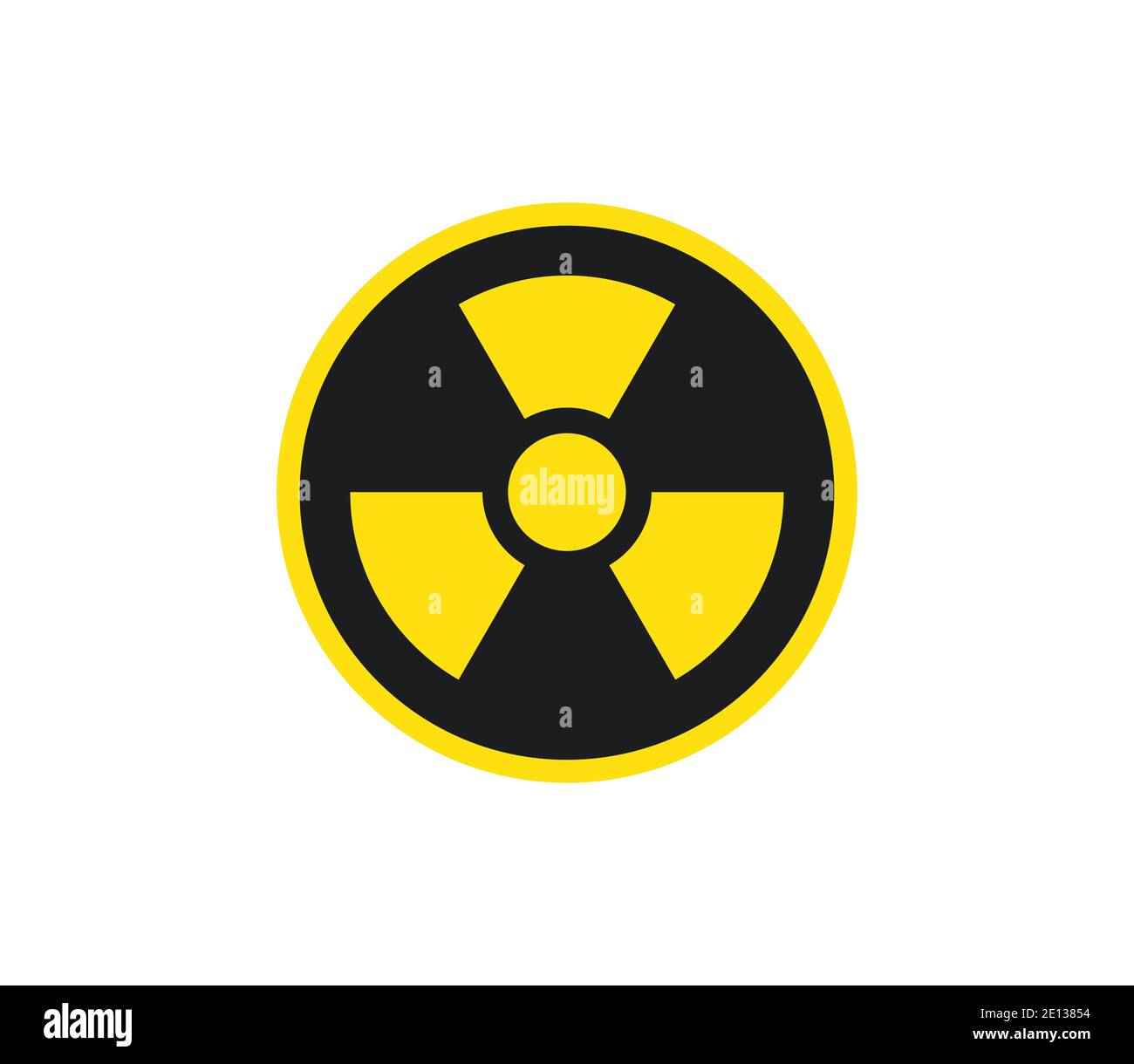 Radioactive Sign Symbol Icon Vector Illustration Stock Photo - Alamy