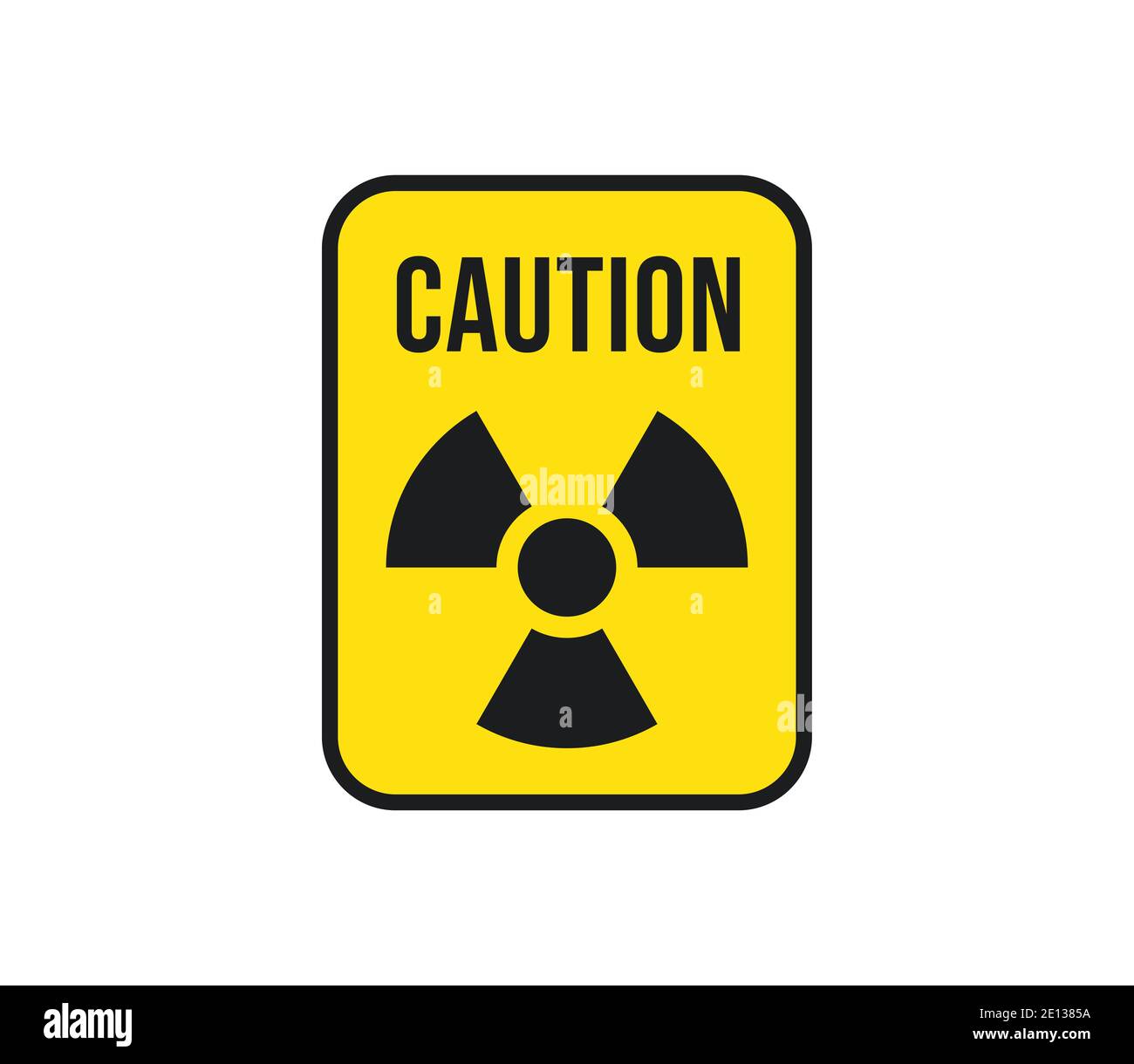 Radioactive Sign Symbol Icon Vector Illustration Stock Photo - Alamy