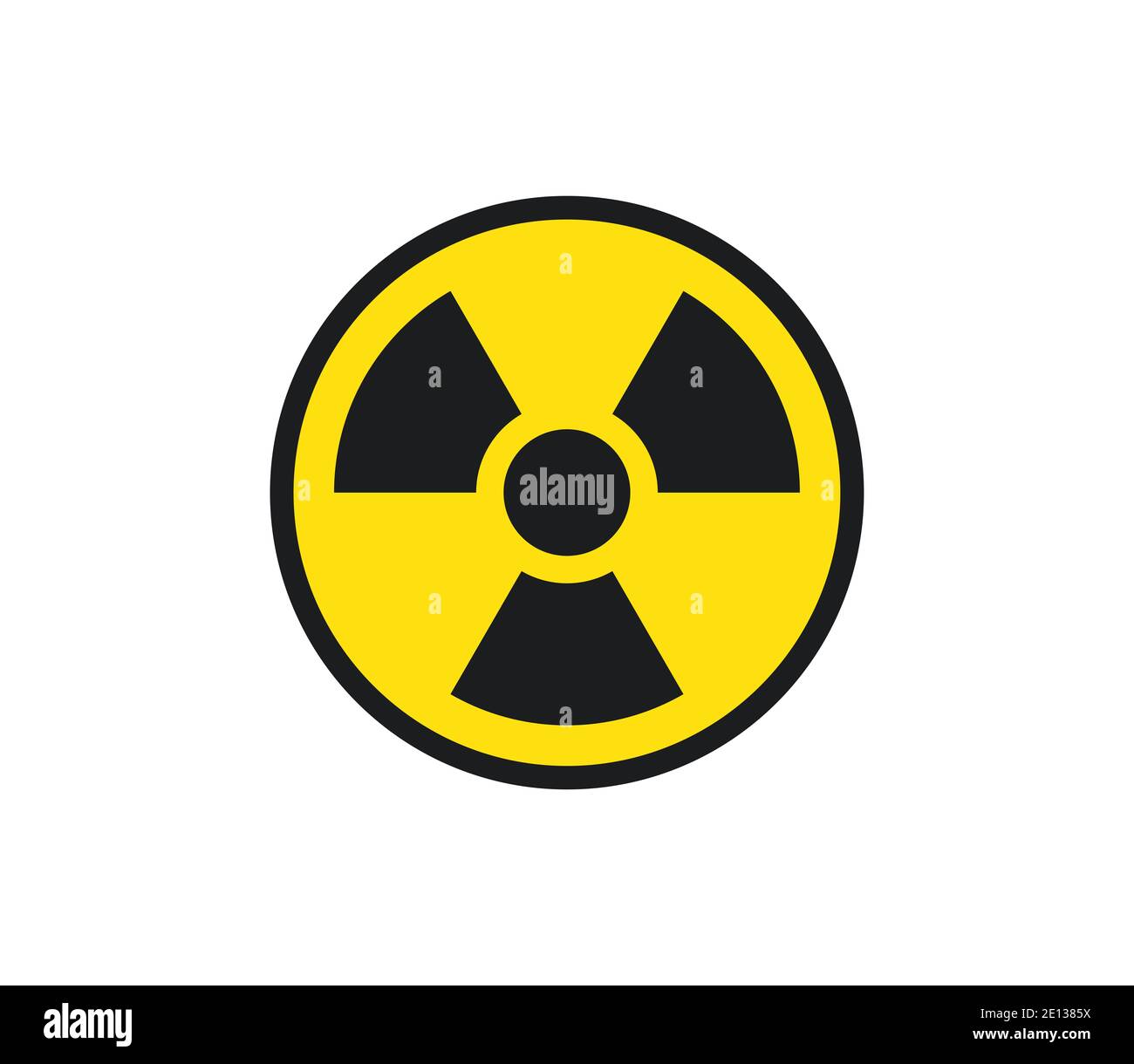 Radioactive Sign Symbol Icon Vector Illustration Stock Photo - Alamy
