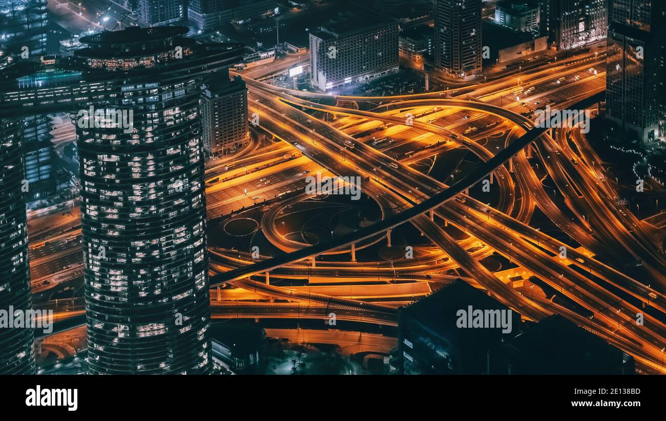 Traffic intersection aerial hi-res stock photography and images - Alamy