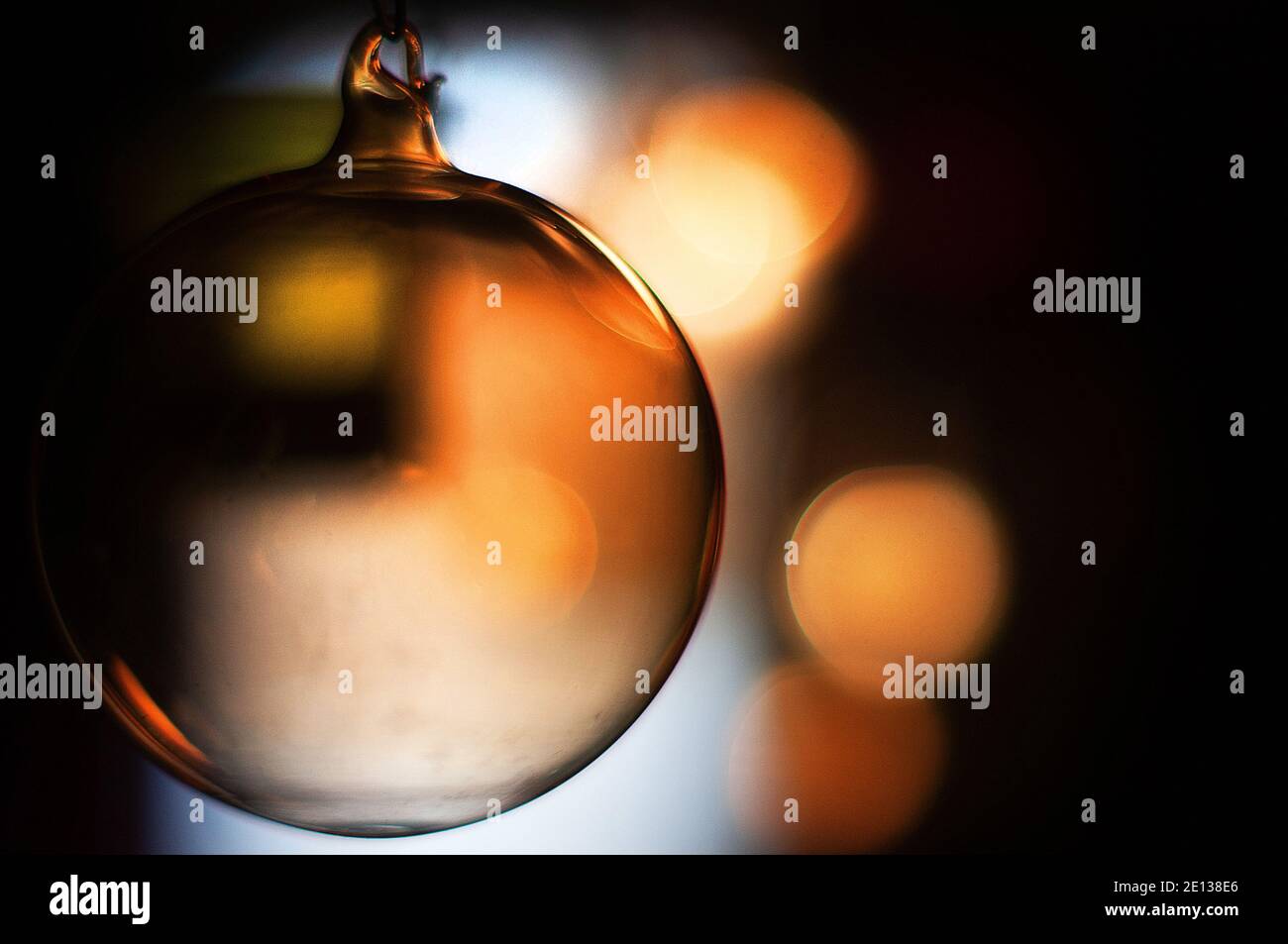 Transparent glass christmas bauble hi-res stock photography and images ...