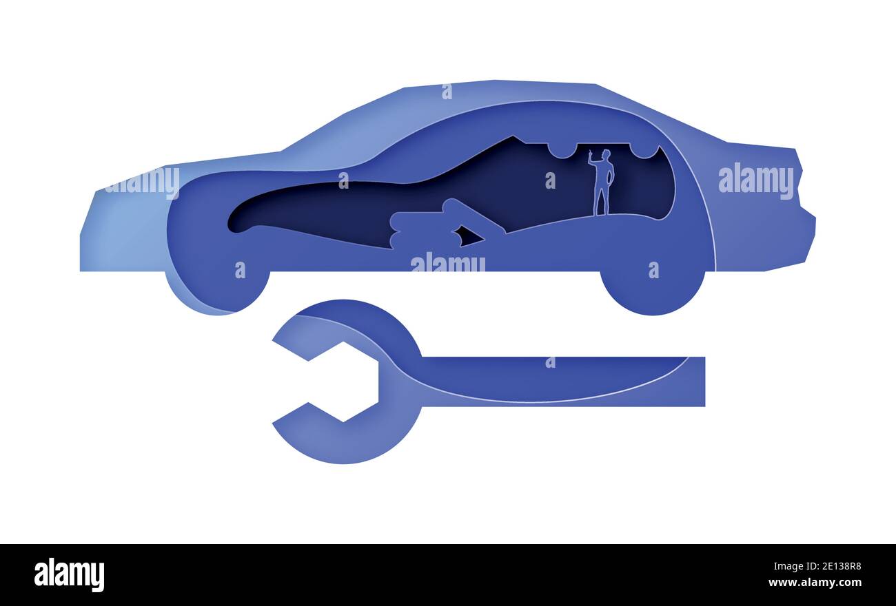 3d style automobile car Cut Out Stock Images & Pictures - Alamy