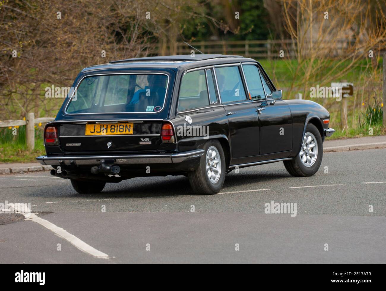 Rare one-off Triumph Stag V8 estate car Stock Photo - Alamy