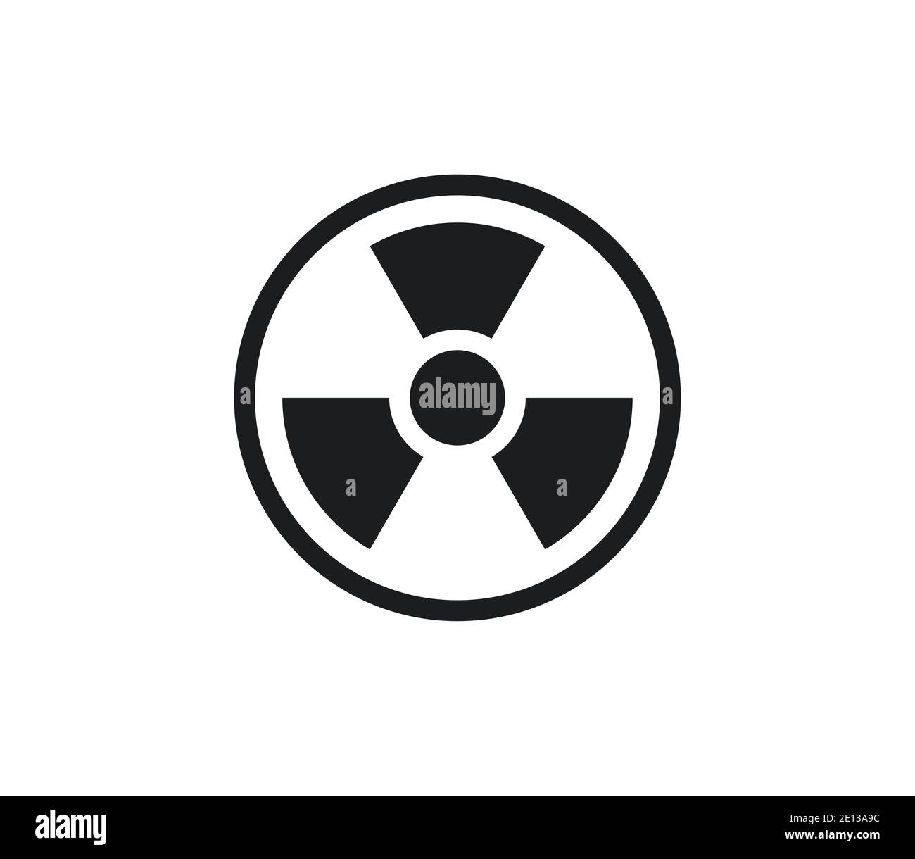 Radioactive Sign Symbol Icon Vector Illustration Stock Photo - Alamy
