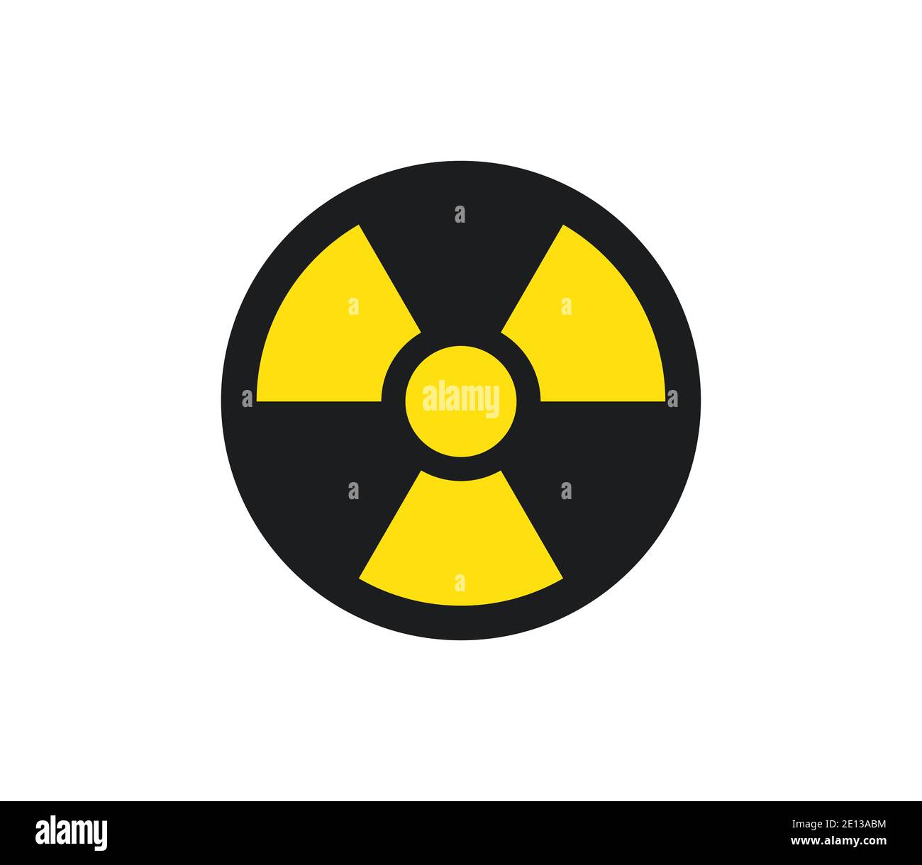 Radioactive Sign Symbol Icon Vector Illustration Stock Photo - Alamy