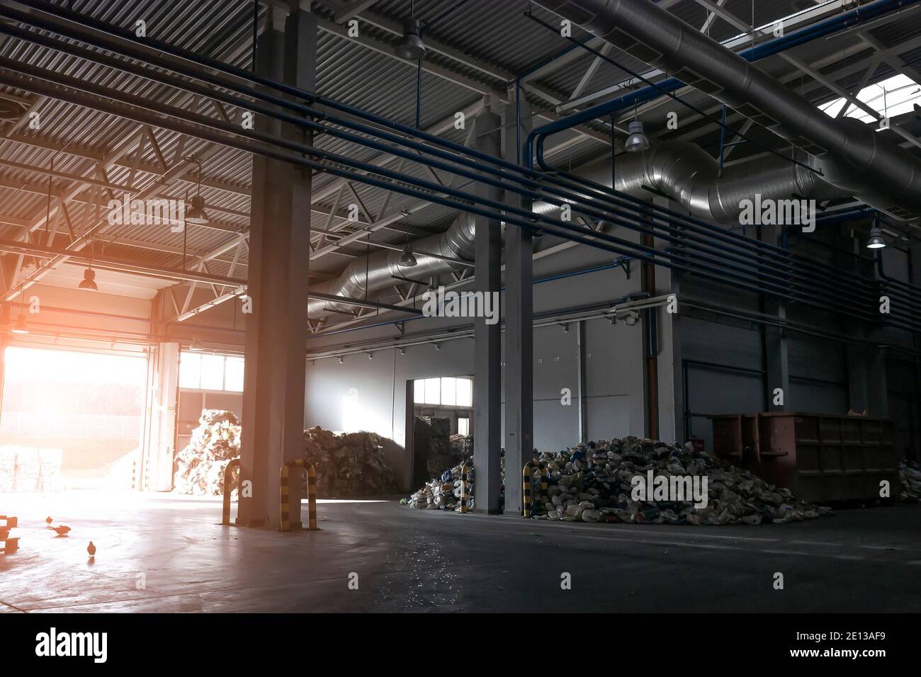 Inside recycling plant hi-res stock photography and images - Alamy