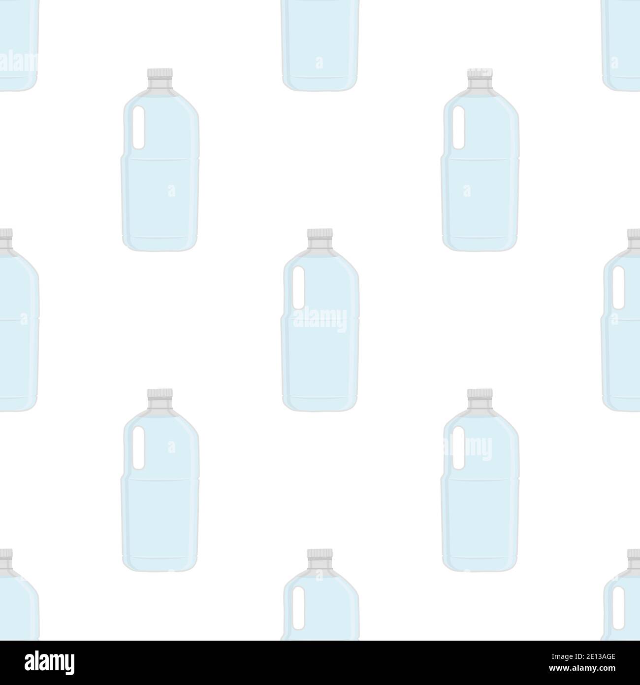 Illustration on theme set identical types plastic bottles for drinking ...
