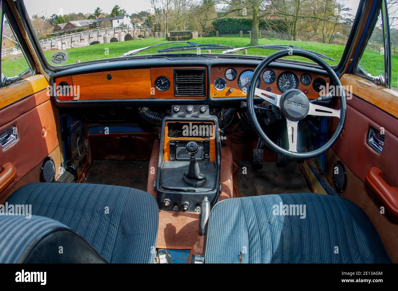 Rare one-off Triumph Stag V8 estate car Stock Photo - Alamy