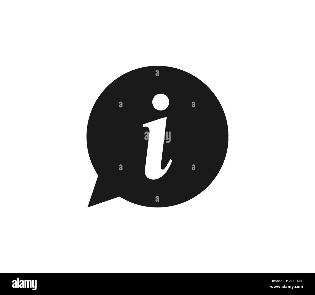 Information Sign Symbol Icon Vector Illustration Stock Photo - Alamy