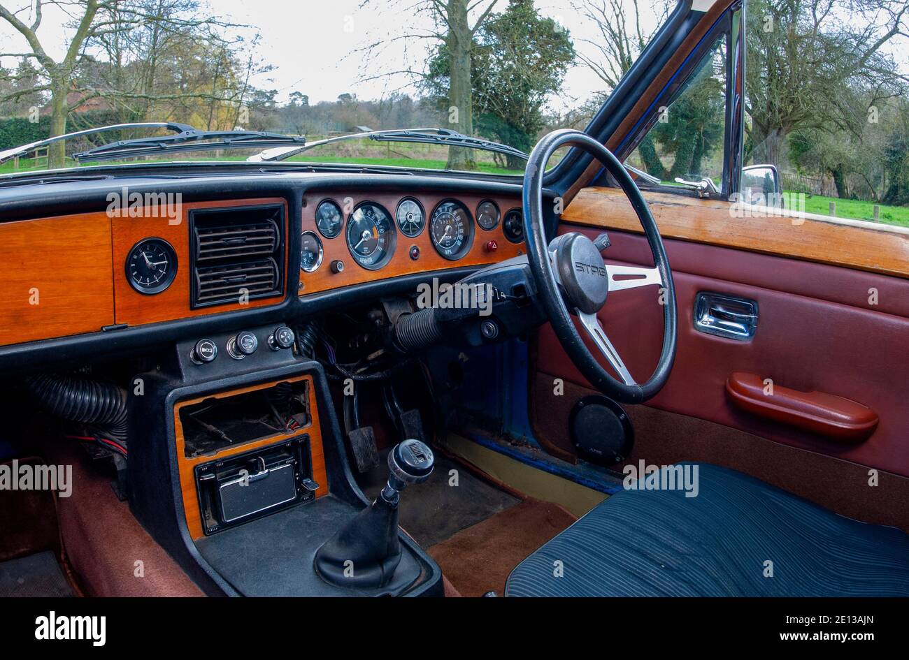 Rare one-off Triumph Stag V8 estate car Stock Photo - Alamy