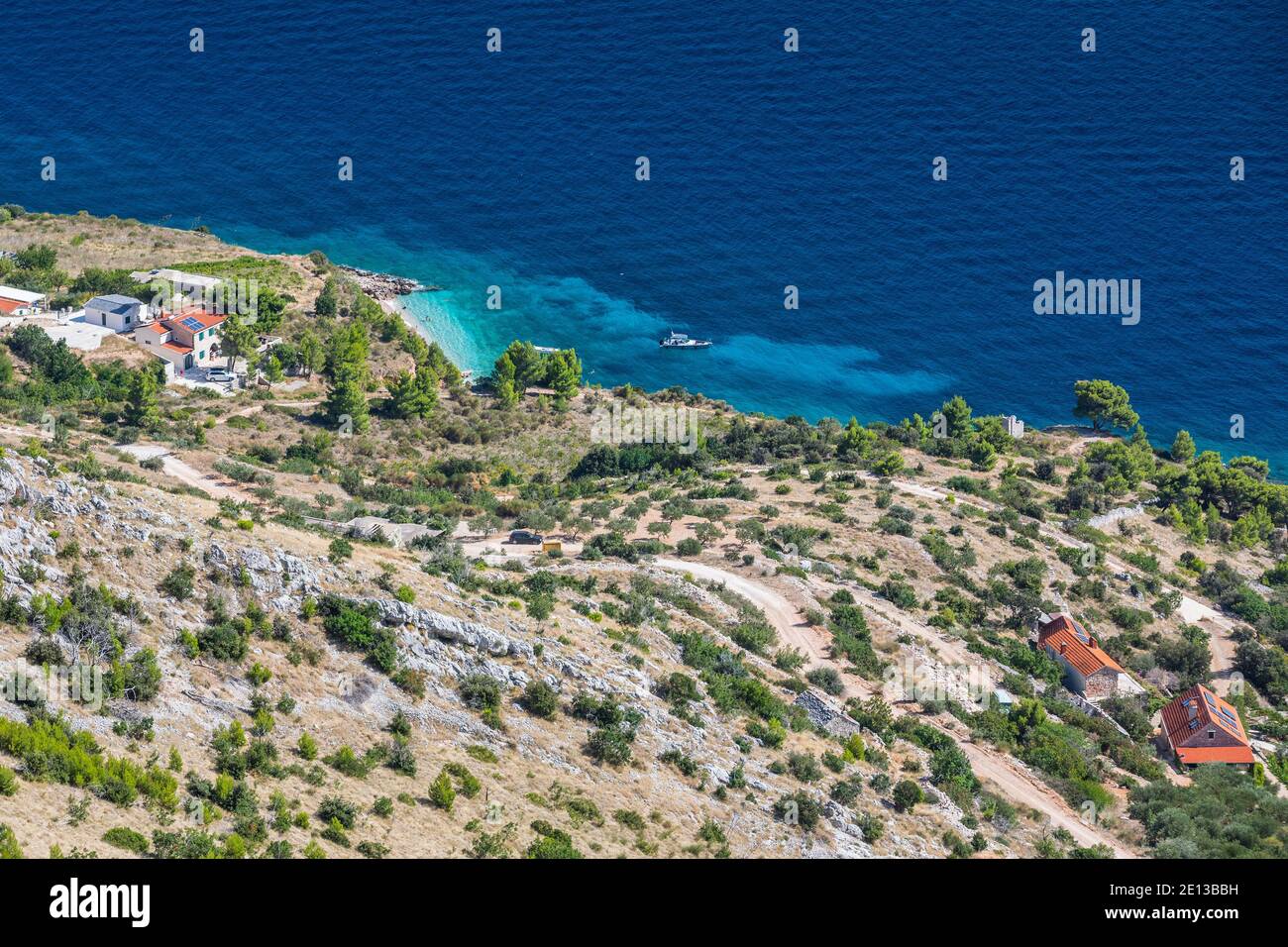 Brac island croatia aerial hi-res stock photography and images - Alamy