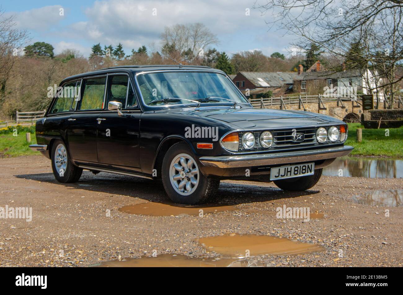 Rare one-off Triumph Stag V8 estate car Stock Photo - Alamy