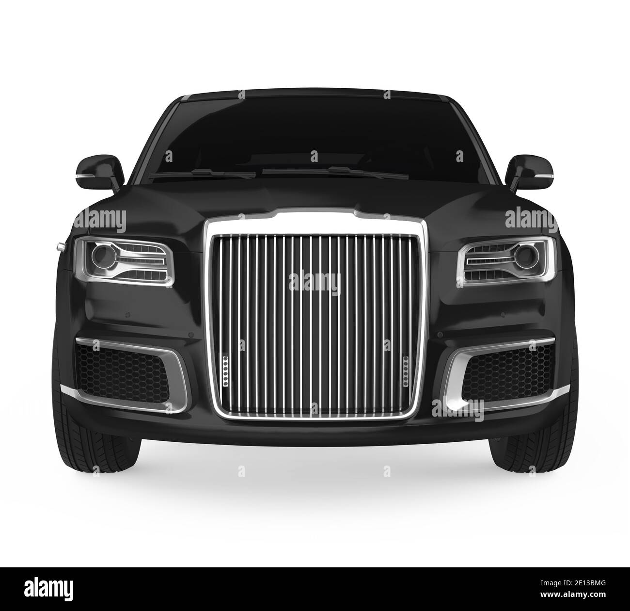 Luxury Limousine Car Isolated Stock Photo - Alamy