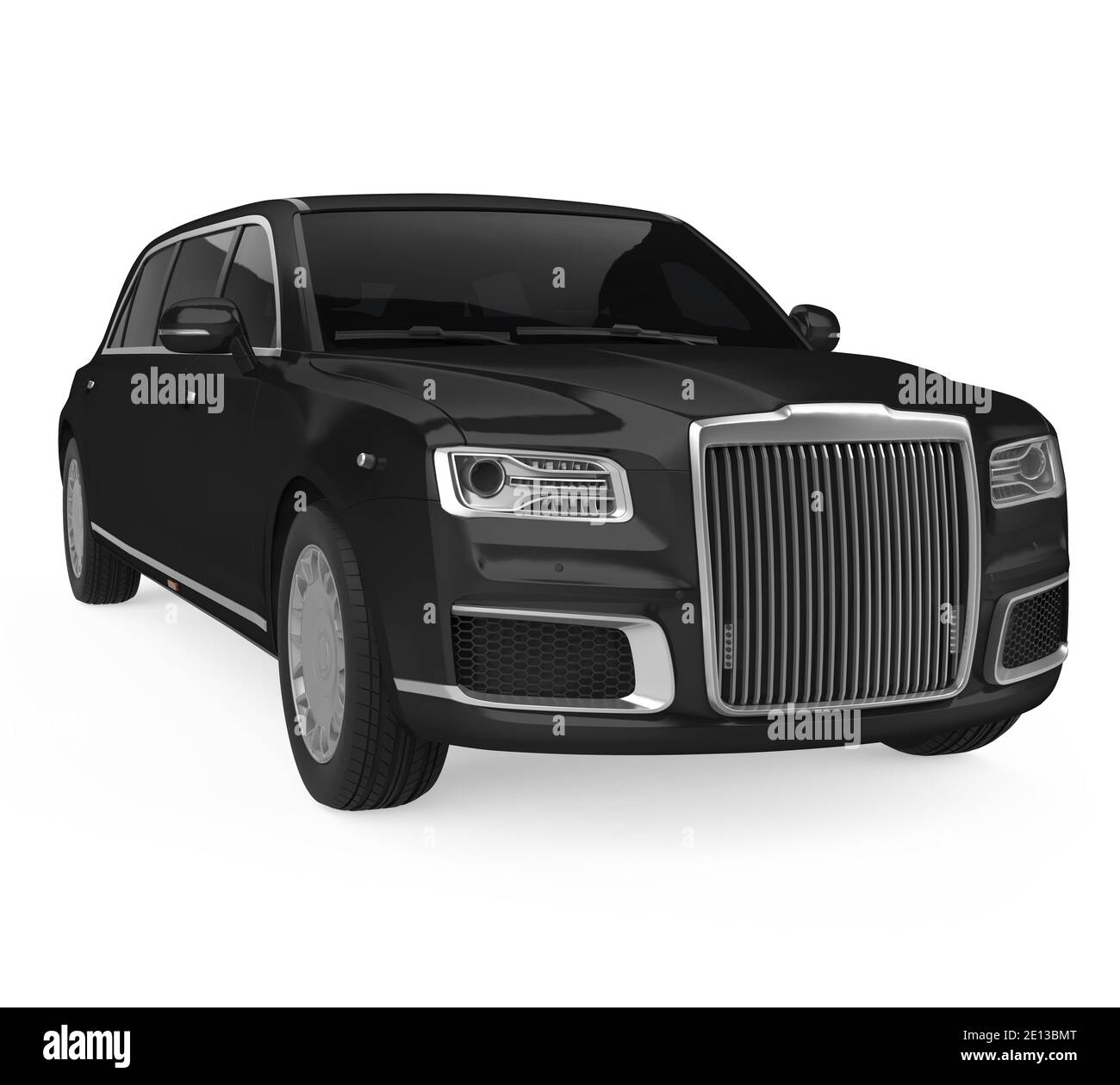 Luxury Limousine Car Isolated Stock Photo - Alamy