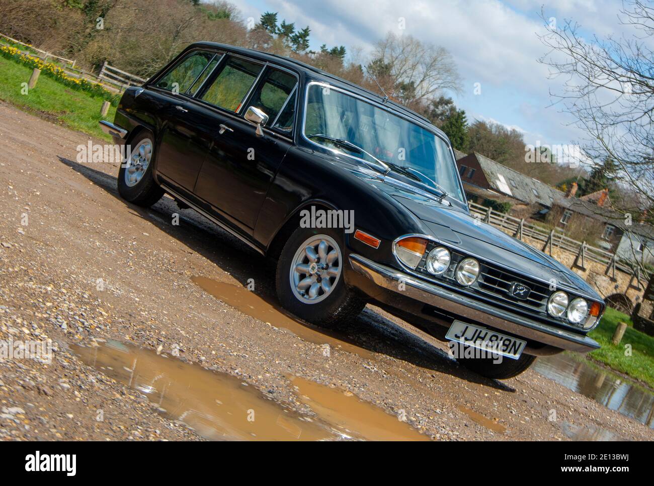 Rare one-off Triumph Stag V8 estate car Stock Photo - Alamy