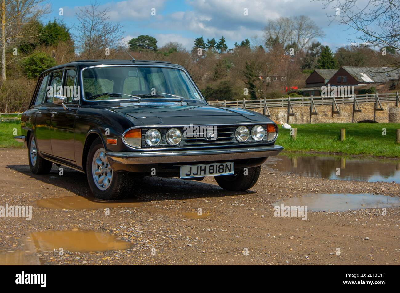 Rare one-off Triumph Stag V8 estate car Stock Photo - Alamy