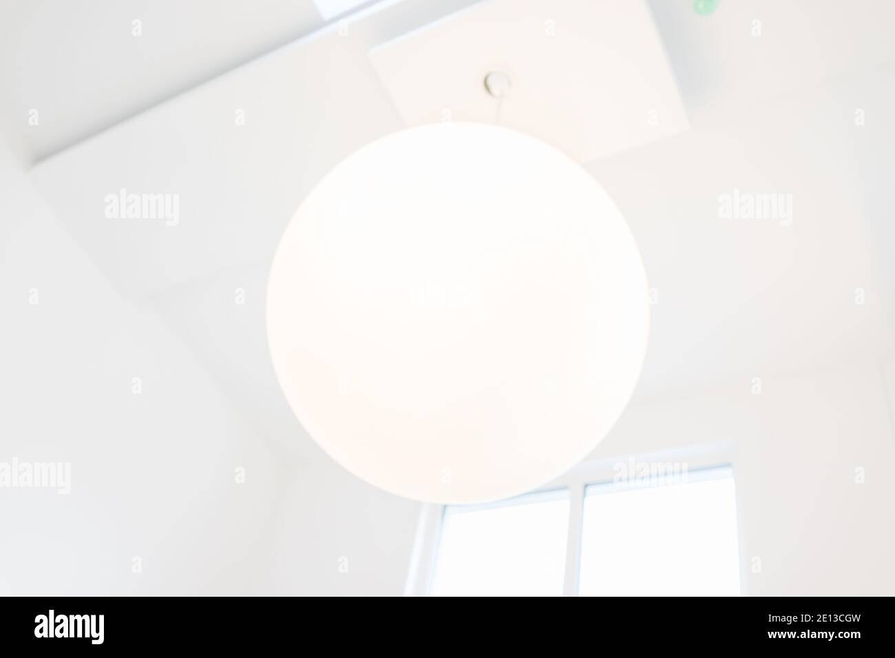 Ceiling ball lamp interior Stock Photo - Alamy