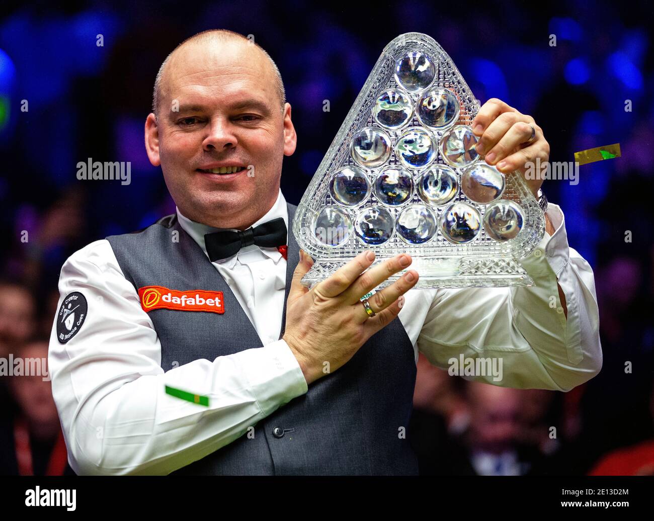 File photo dated 19-01-2020 of Stuart Bingham celebrates winning the ...