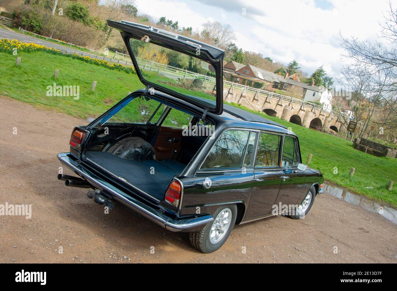 Rare one-off Triumph Stag V8 estate car Stock Photo - Alamy