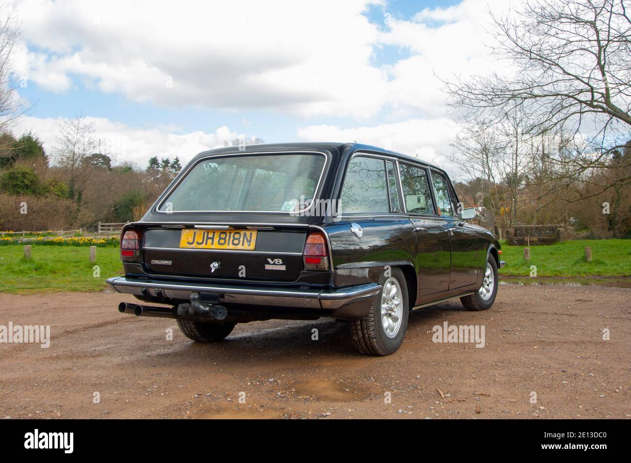 Rare one-off Triumph Stag V8 estate car Stock Photo - Alamy