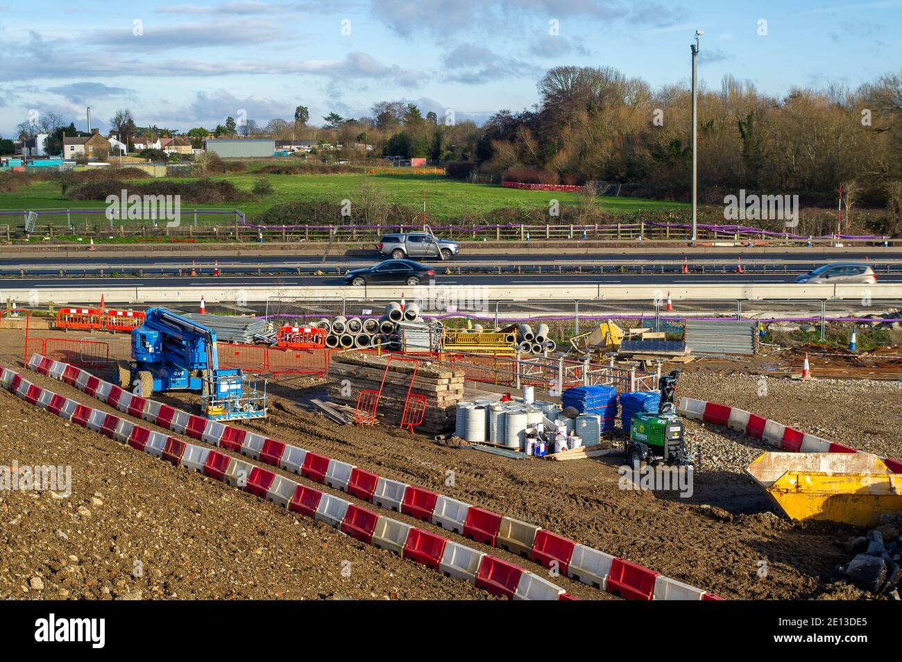 M4 Motorway Construction High Resolution Stock Photography and Images ...