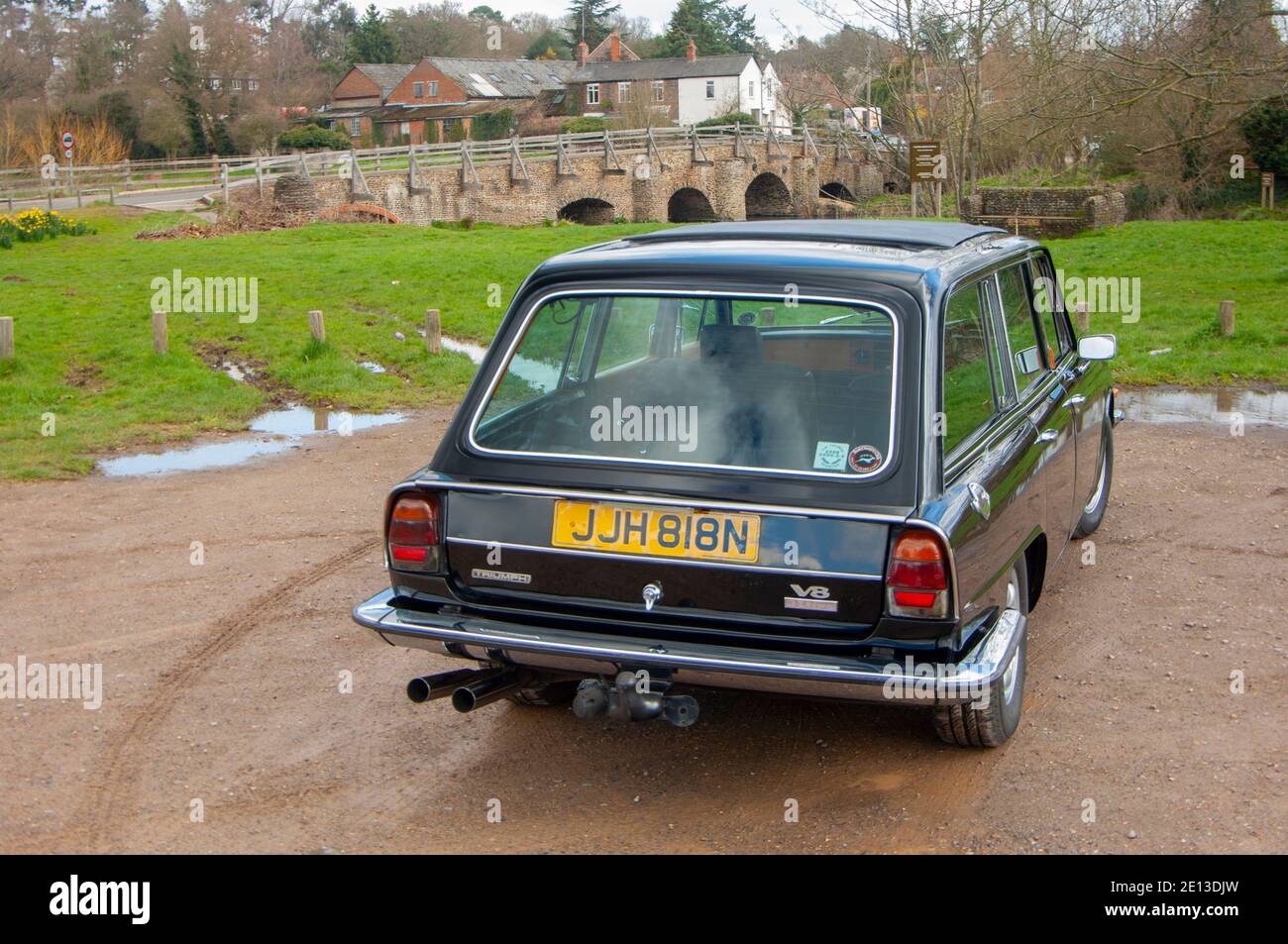 Rare one-off Triumph Stag V8 estate car Stock Photo - Alamy