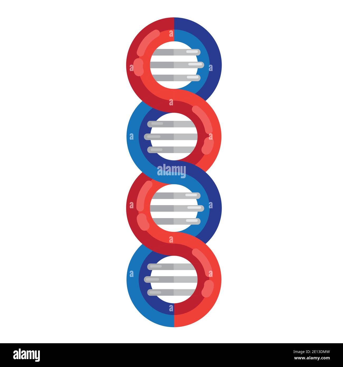 DNA strands molecule vector illustration. Spiral genetic dna medical ...