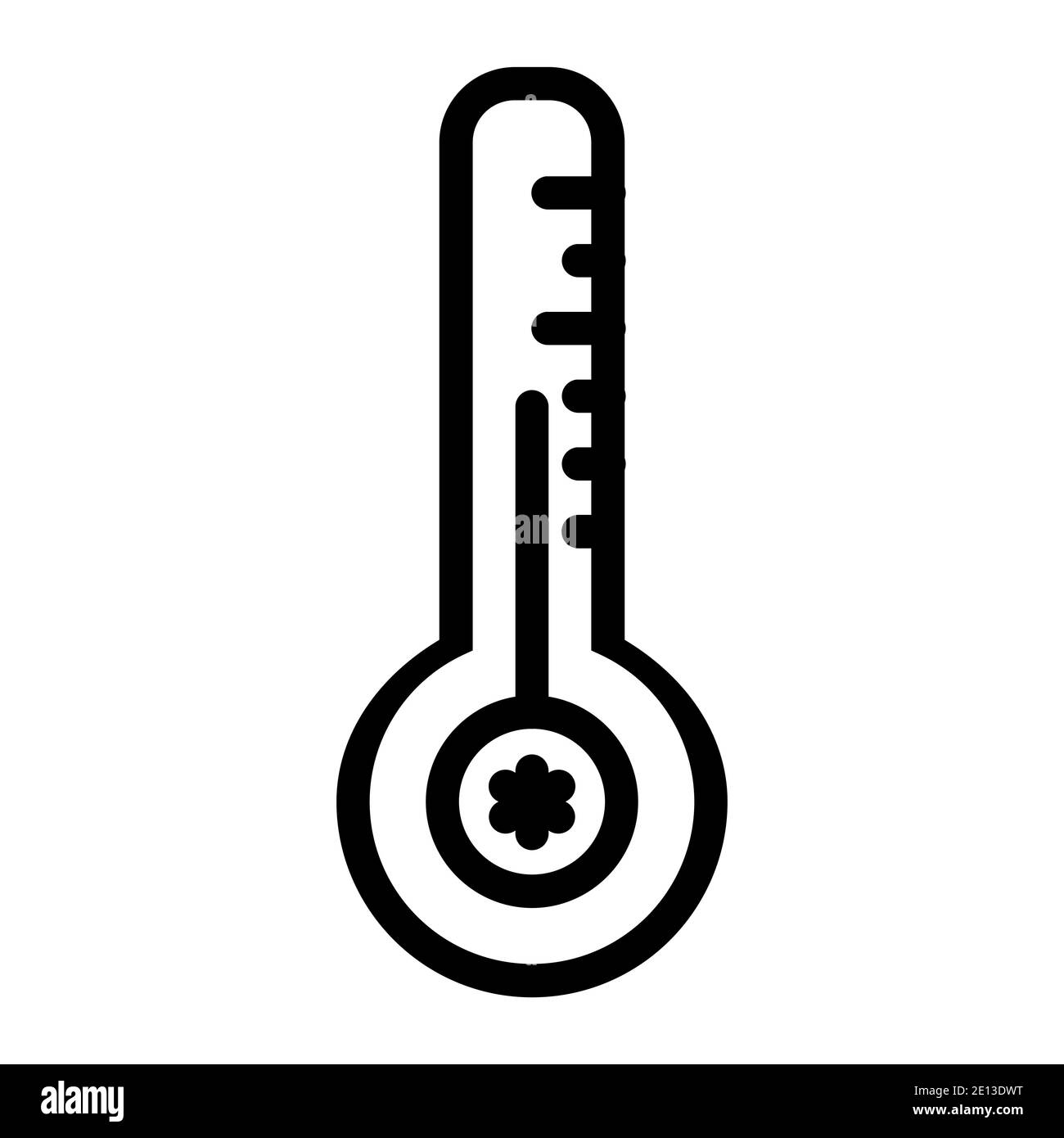 Thermometer Winter Icon Clip Art Vector Template Stock Vector Image ...