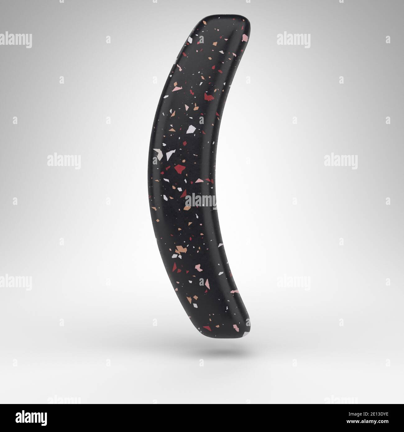 Left round bracket symbol on white background. 3D rendered sign with ...