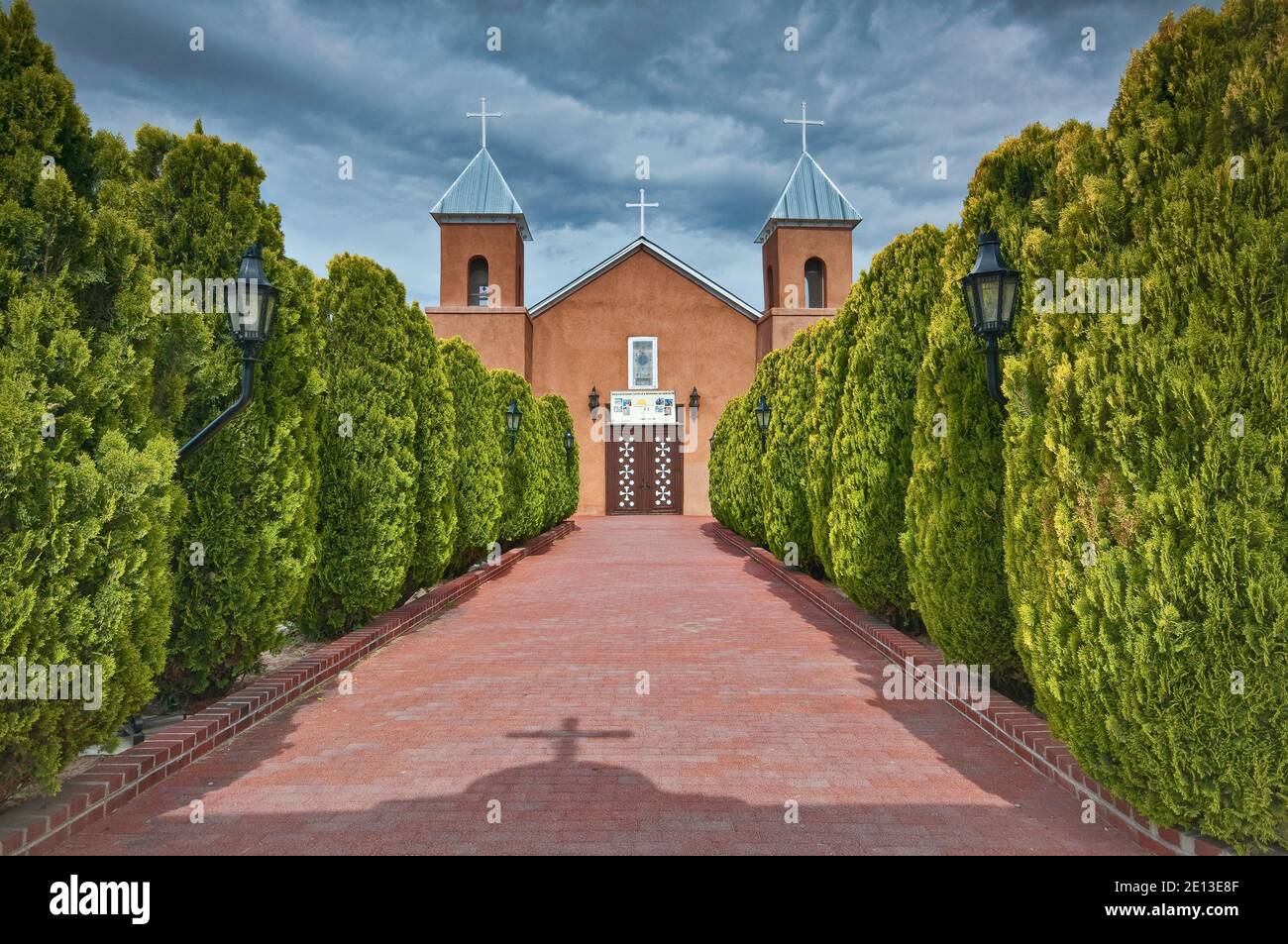 Iglesia de Santa Cruz (Holy Cross Church) in Santa Cruz, New Mexico ...