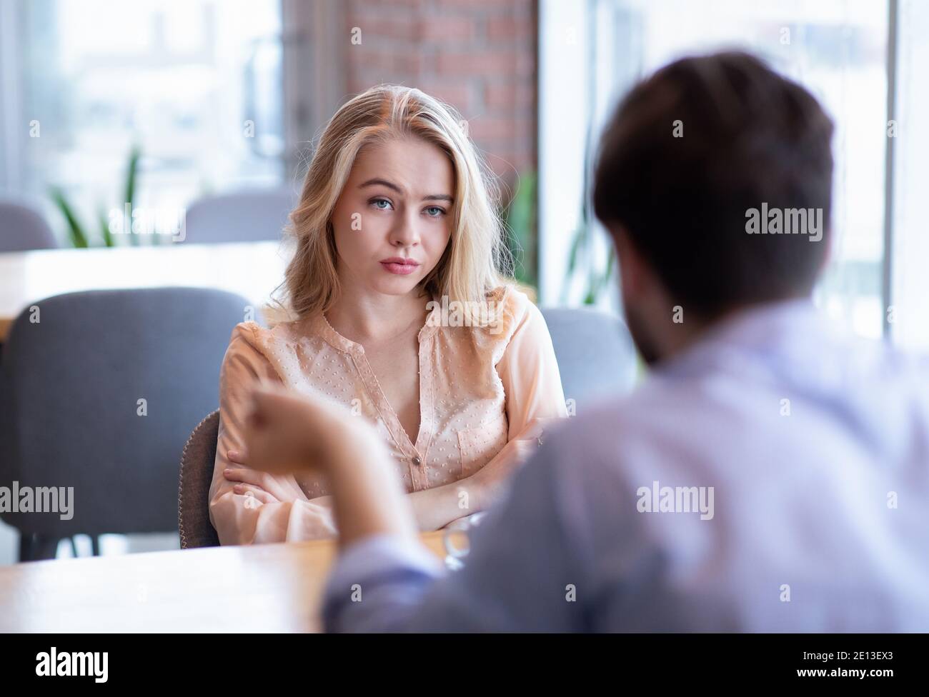 Boring conversation dinner hi-res stock photography and images - Alamy