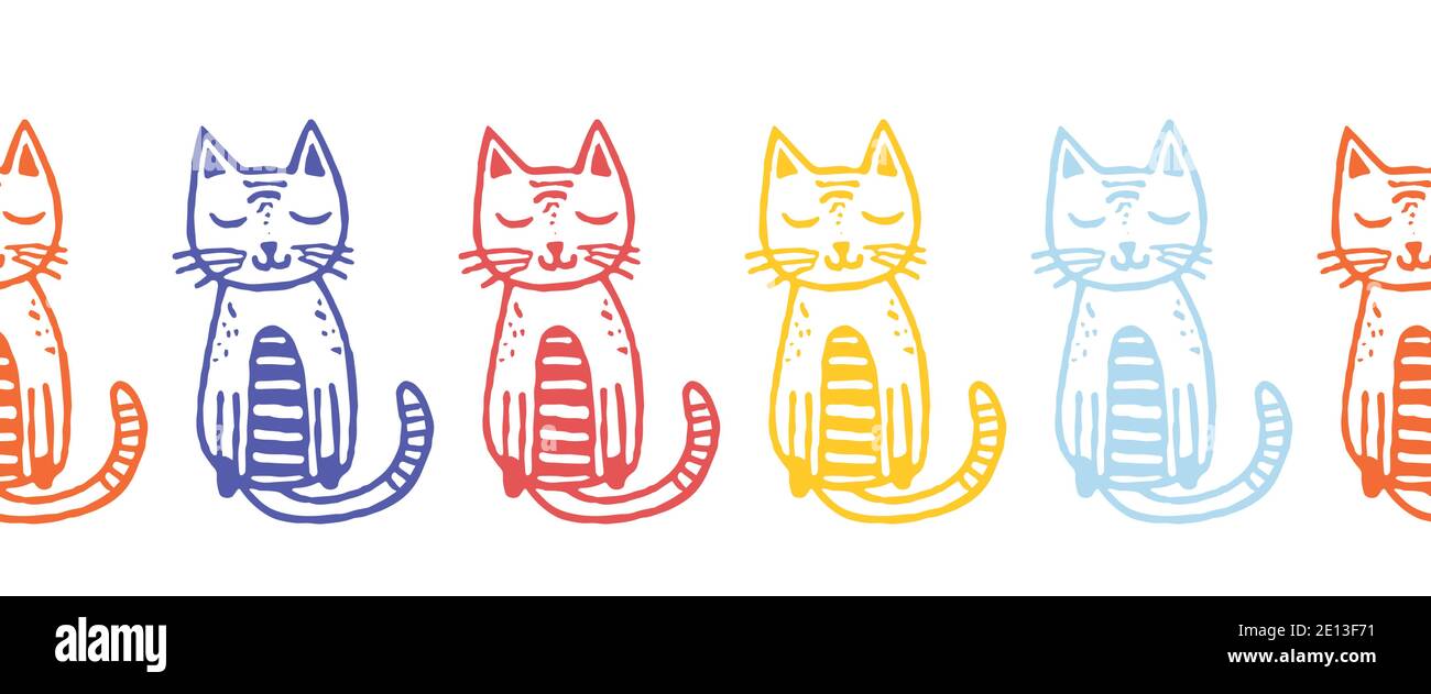 Kitten Border Clip Art