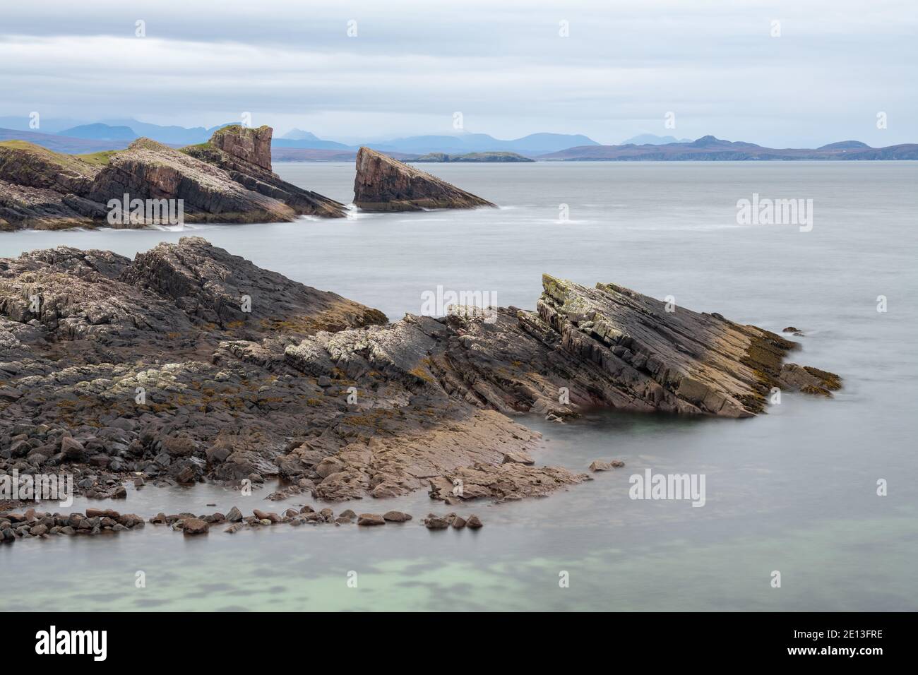 Split rock of clachtoll hi-res stock photography and images - Alamy