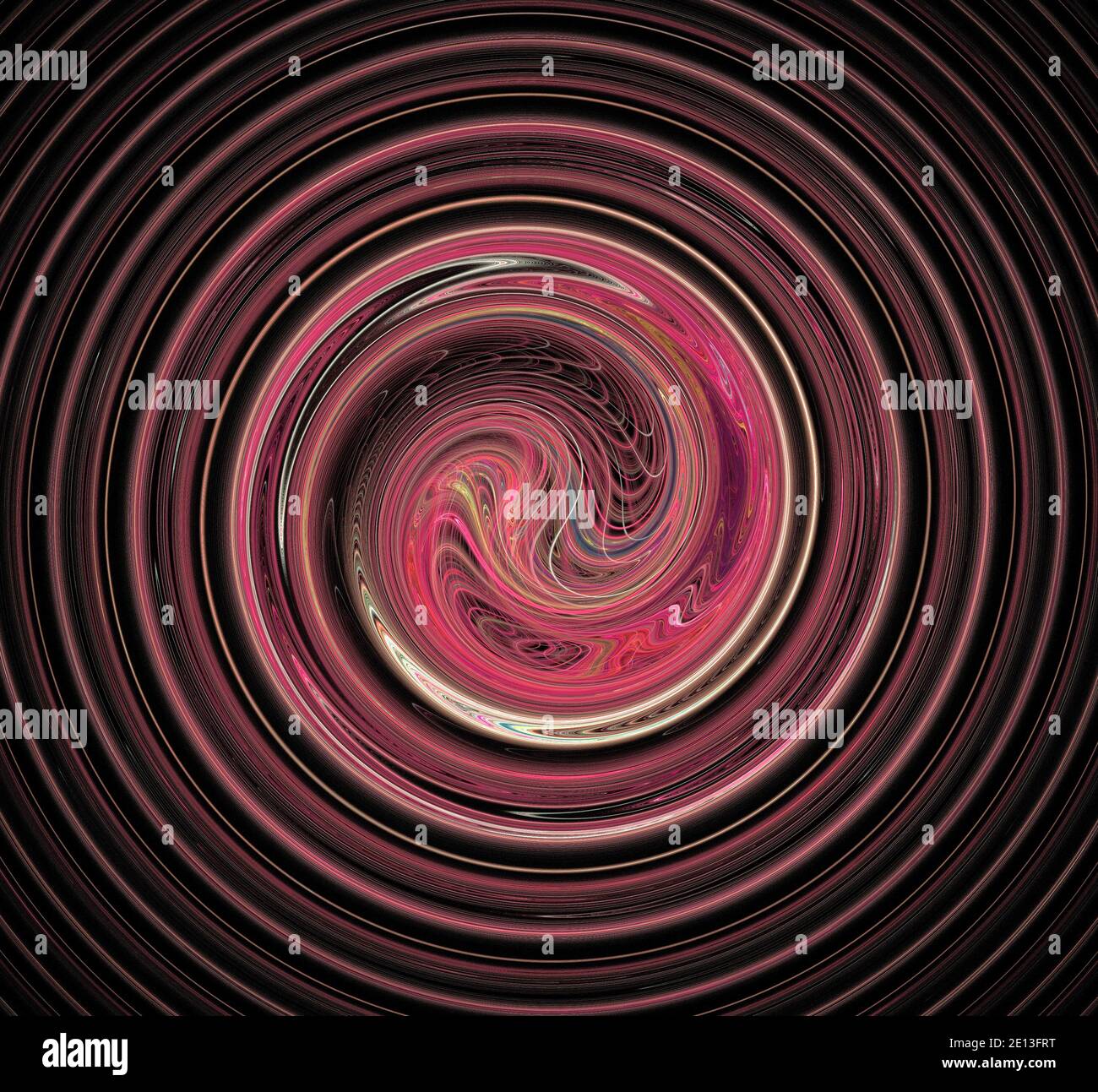 image of one Illustration of digital fractal Stock Photo - Alamy