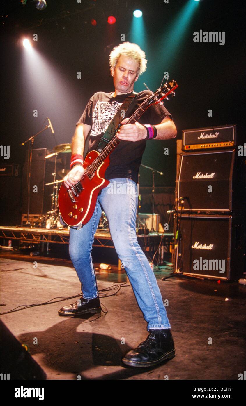 U.K. Subs performing at the Astoria, 24th November 2001, London ...