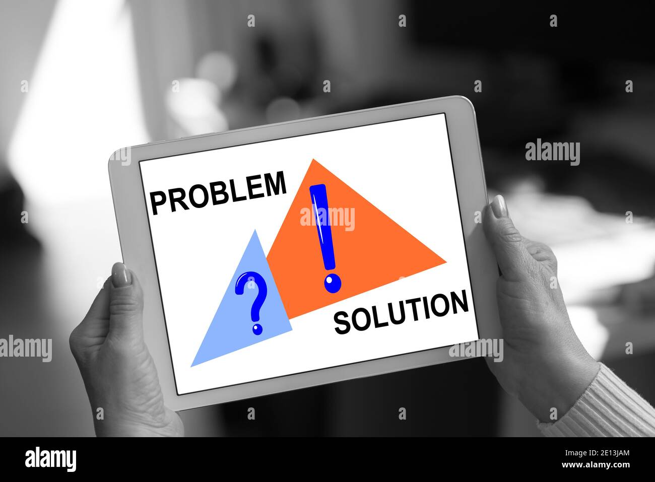 Problem solution concept shown hi-res stock photography and images - Alamy