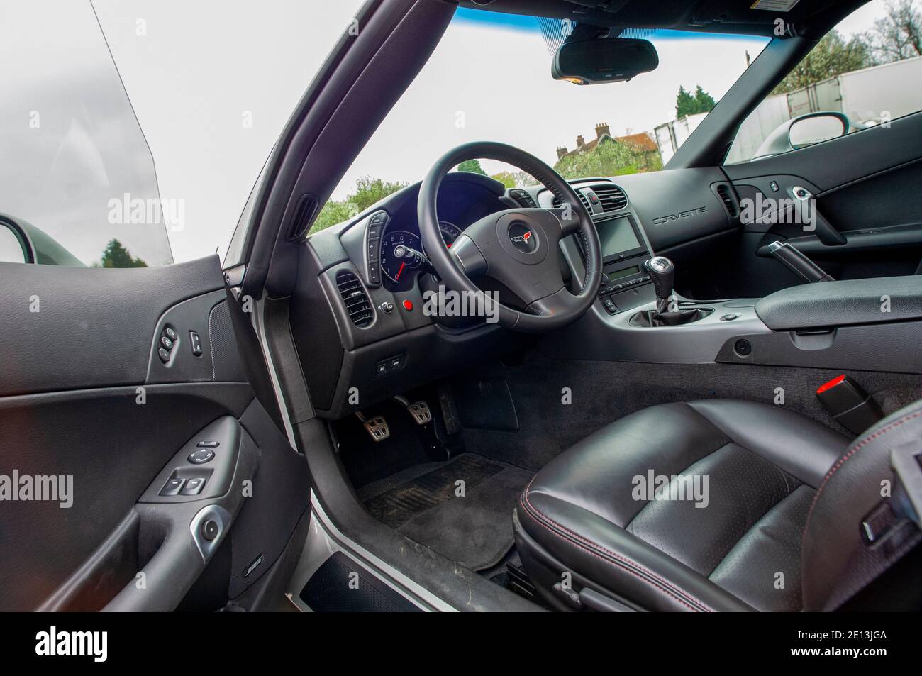 2005 Corvette Z06 American V8 sports car Stock Photo - Alamy