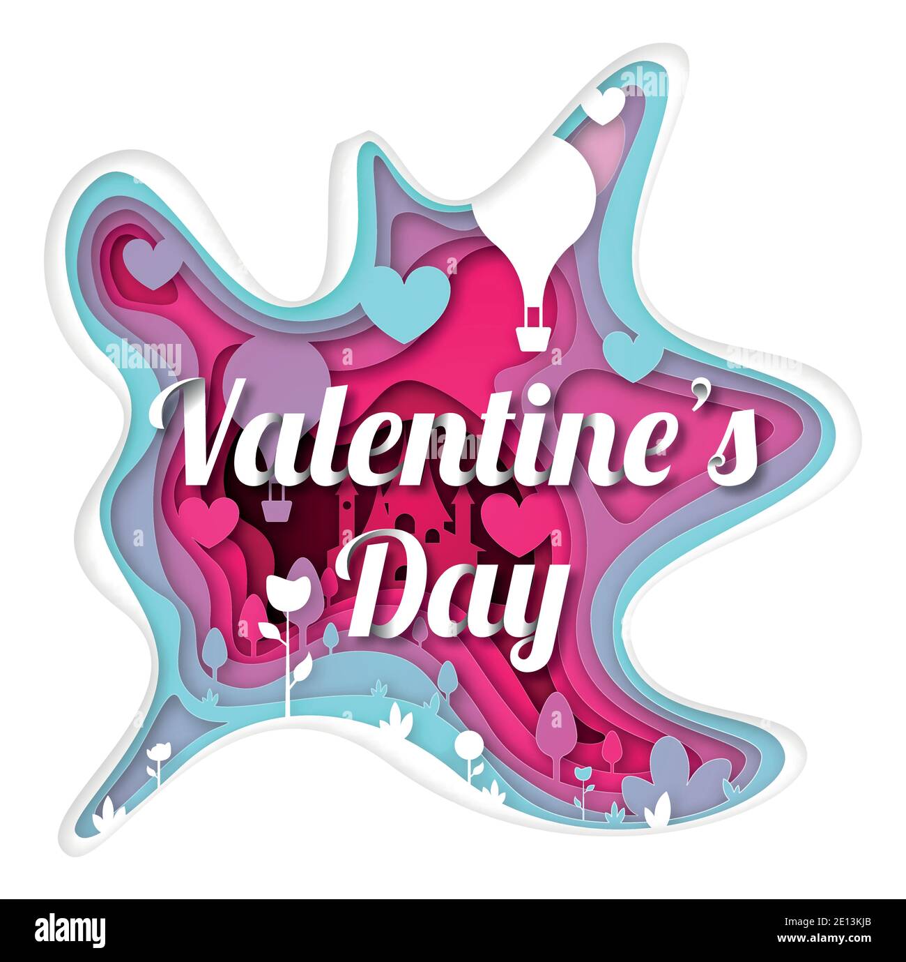 Digital paper love romantic Cut Out Stock Images & Pictures - Alamy